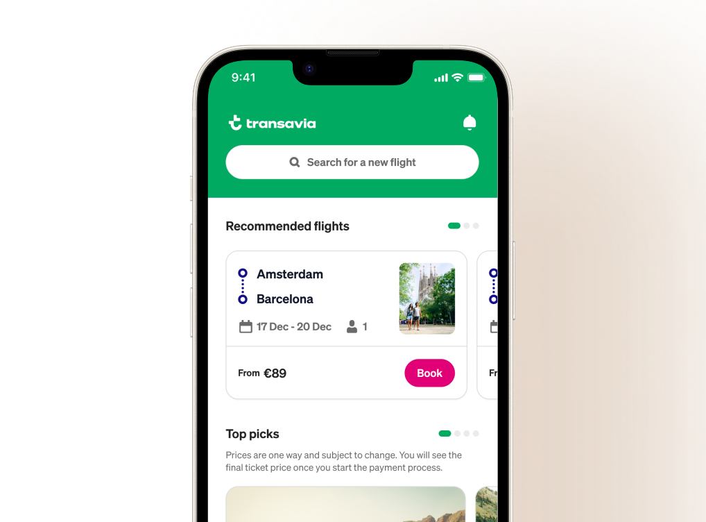 Affordable flights | Book easily | Transavia