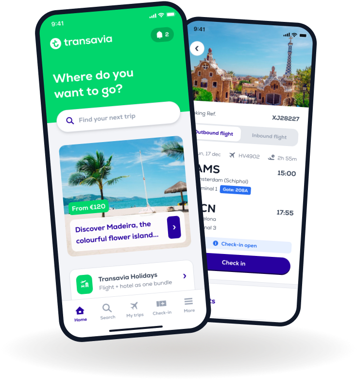 Affordable flights | Book easily | Transavia